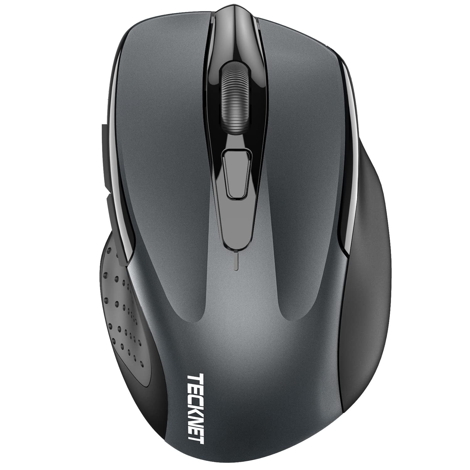 TECKNET Wireless Mouse (2.4G & BT5.0/3.0) Silent 4800 DPI Computer USB A & Bluetooth Mouse 6 ...