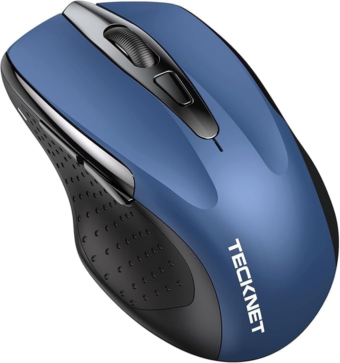TECKNET Wireless Mouse (2.4G & BT5.0/3.0) Silent Mouse 4800 DPI ...