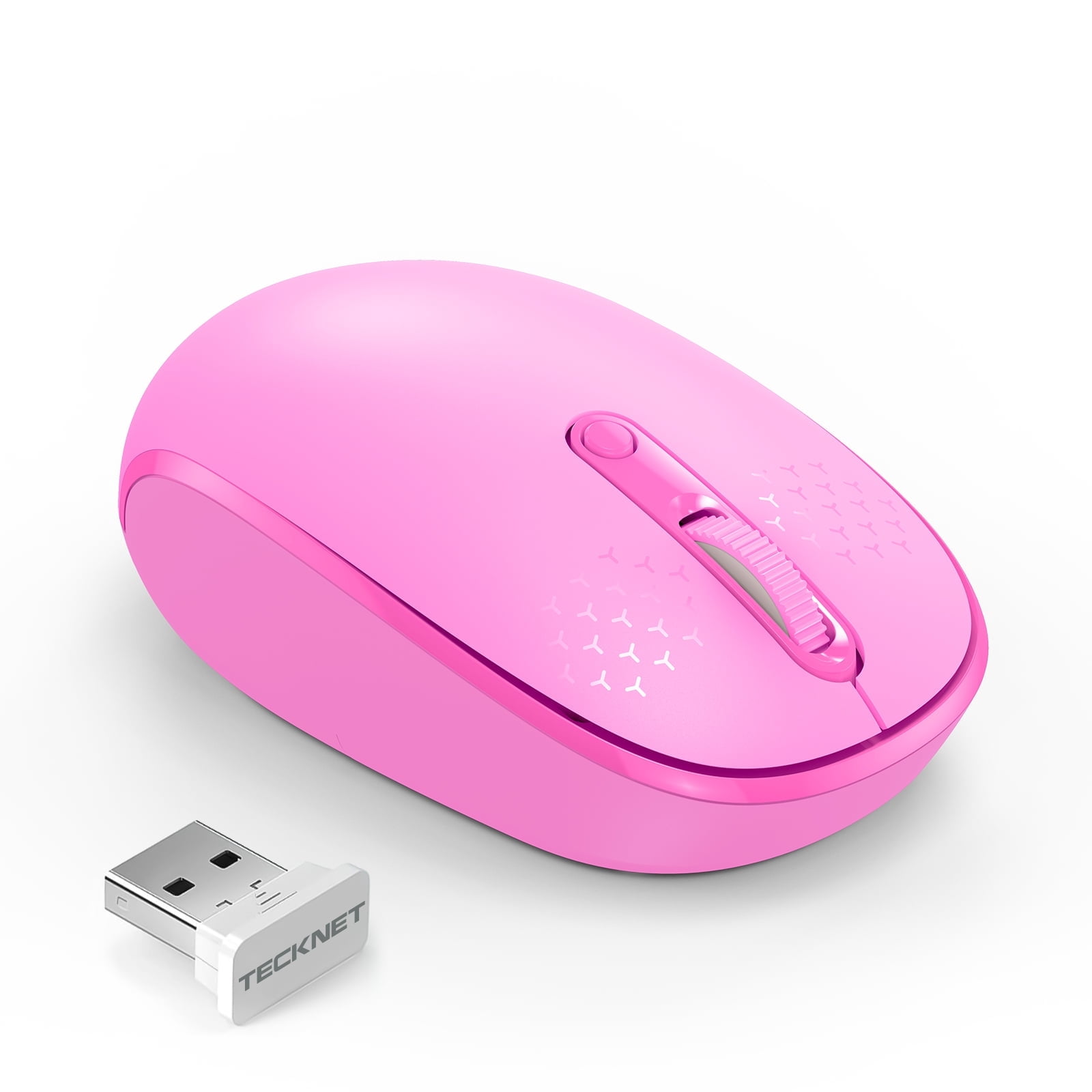 TECKNET Wireless Mouse for Laptop, 2.4G Quiet Computer Mouse with USB ...