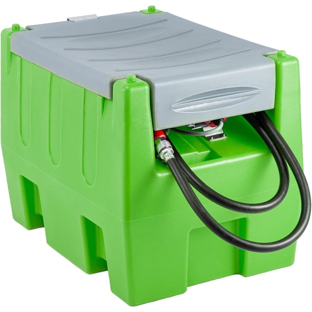 TECSPACE 58 Gal Portable Gasoline Tank with Electric Pump & Auto Nozzle ...