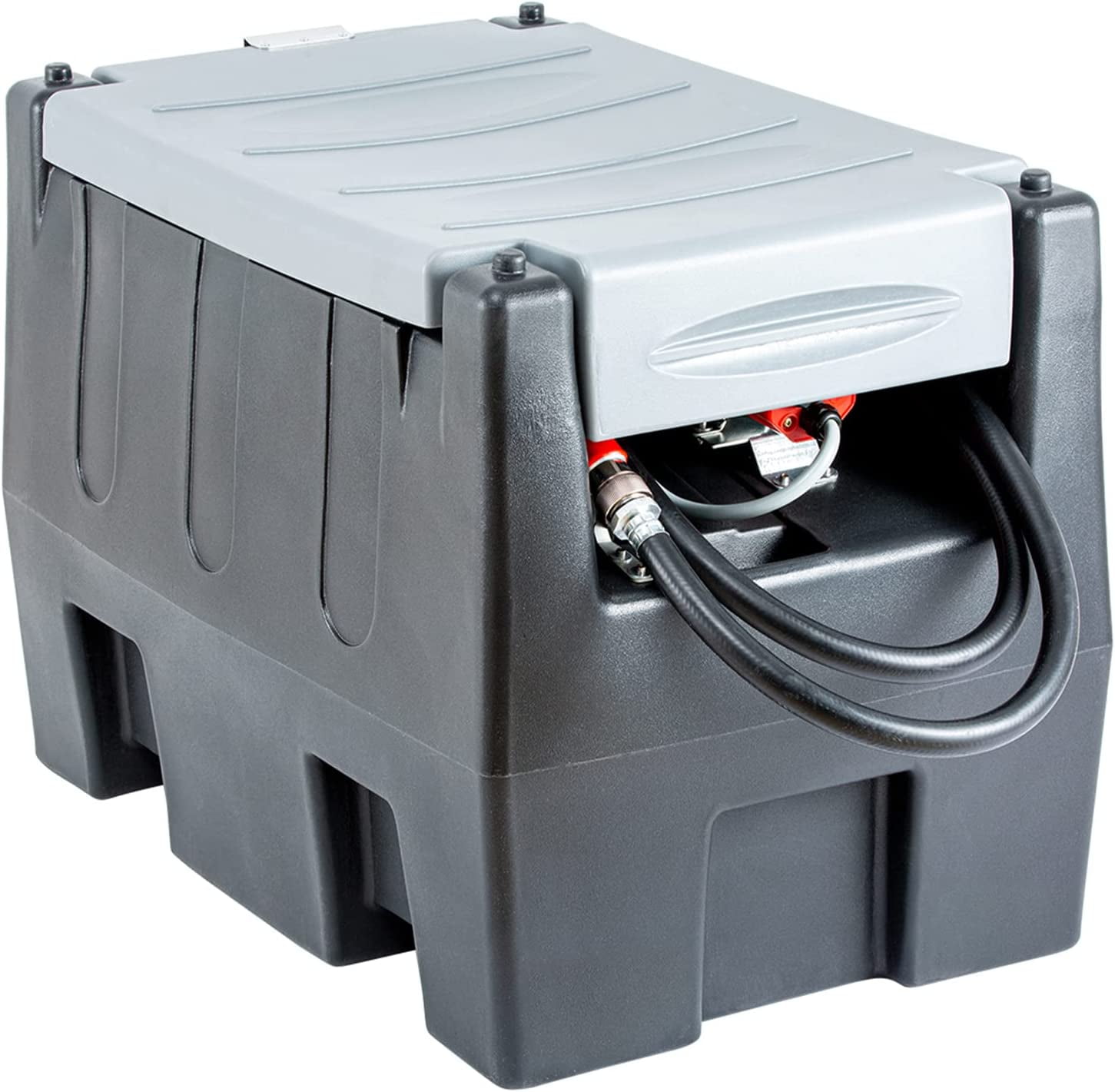 TECSPACE 58 Gallon Plastic Gasoline Tank, Portable Fuel Tank with 12V ...