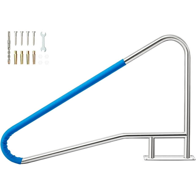 TECSPACE 49x32 Stainless Steel Pool Handrail, 250LBS Load, Rustproof ...