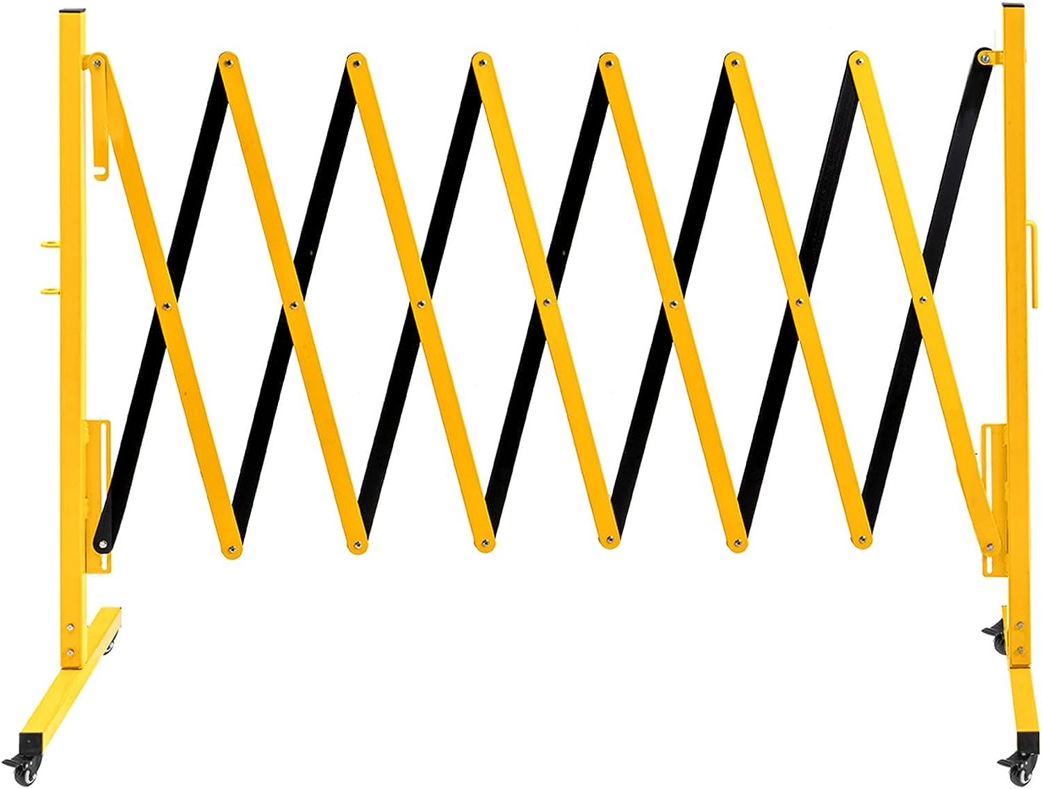 Expandable Barricade with Wheels 16.4 Feet Long Retractable Metal ...