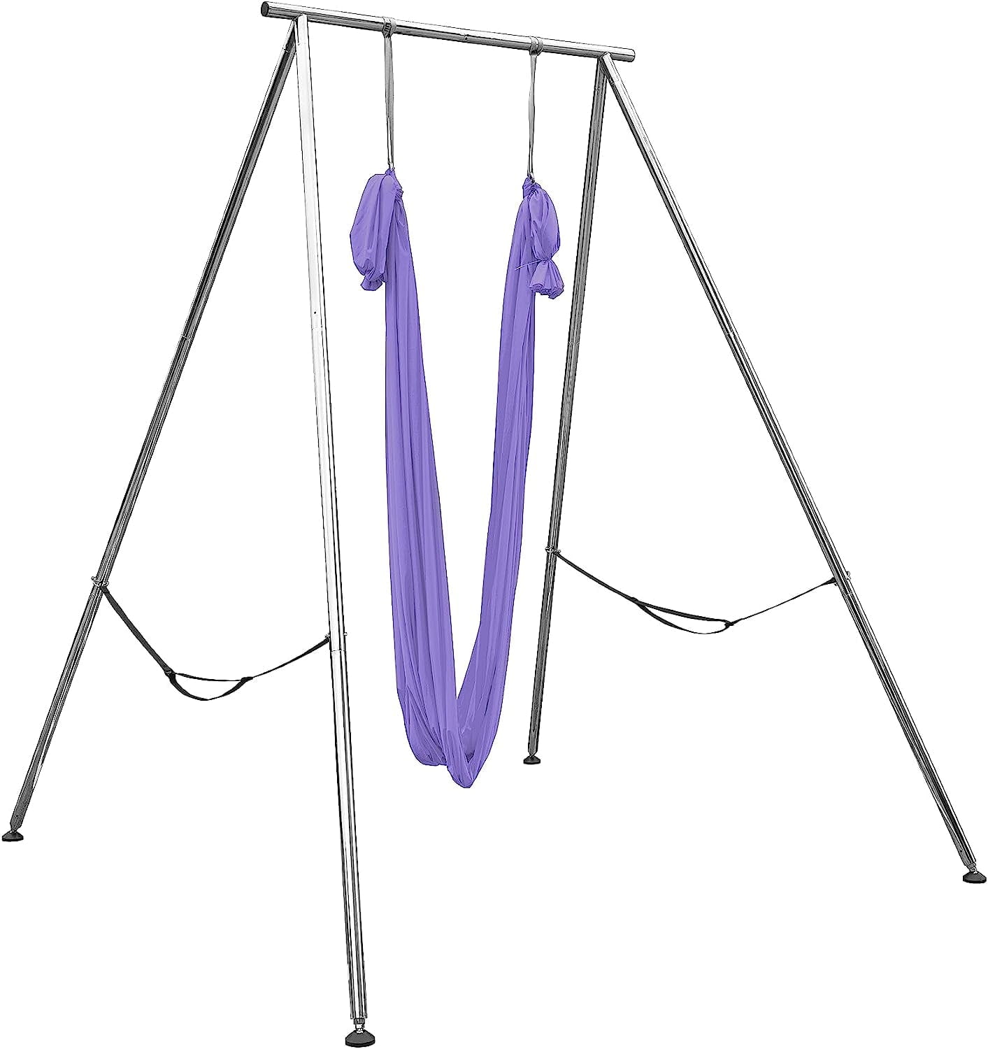 TECSPACE 9.6ft Yoga Stand & Swing Set, 551lbs Capacity with 5.5m Aerial ...