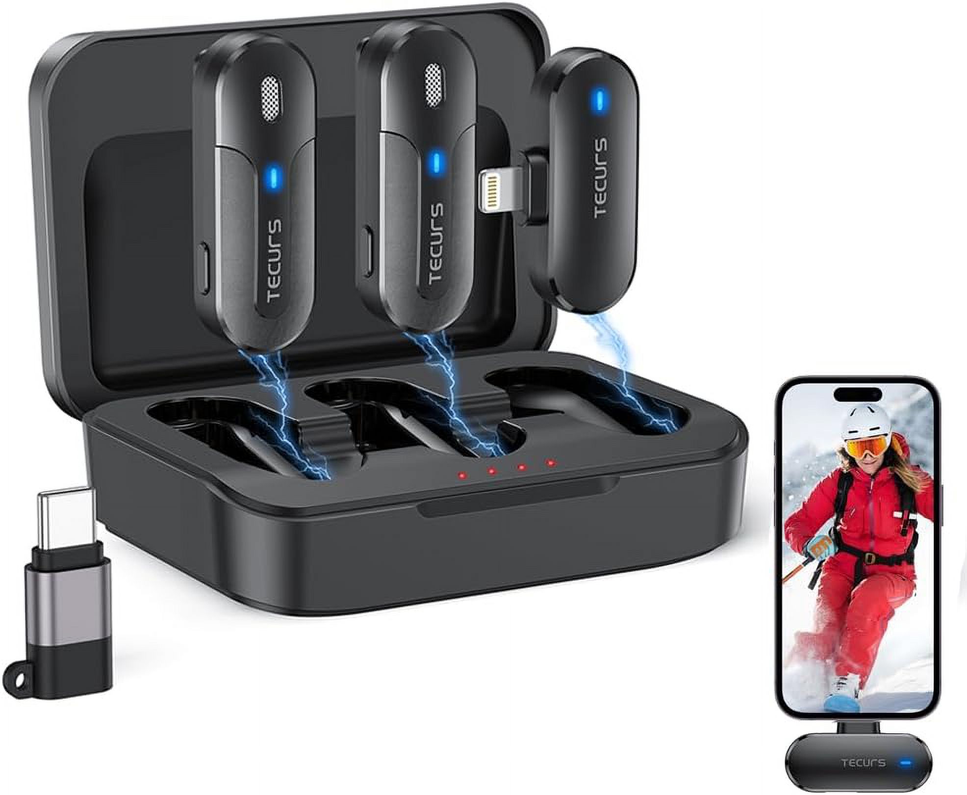 Professional Grade Lavalier Lapel Microphone Omnidirectional Mic with ...