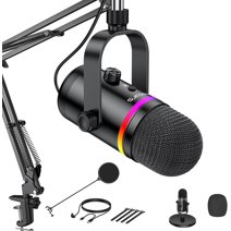 Audio-Technica AT2020USB+ Cardioid Condenser USB Microphone - Walmart.com