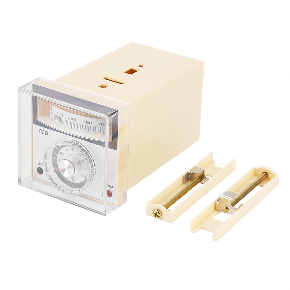 TED-2001 Pointer Temperature Controller K Type Thermostat 0-400℃ 220VAC - Walmart.com
