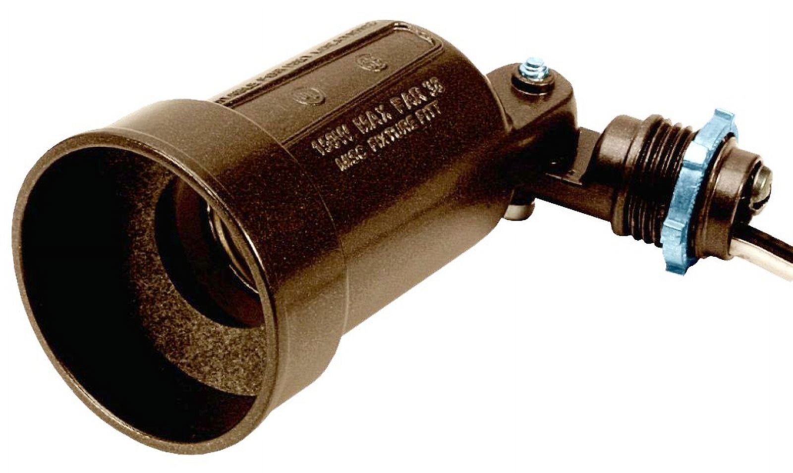 Teddico/Bwf 1001AB-1 Lamp Holder, 150 W, Metal Housing Material, Bronze ...