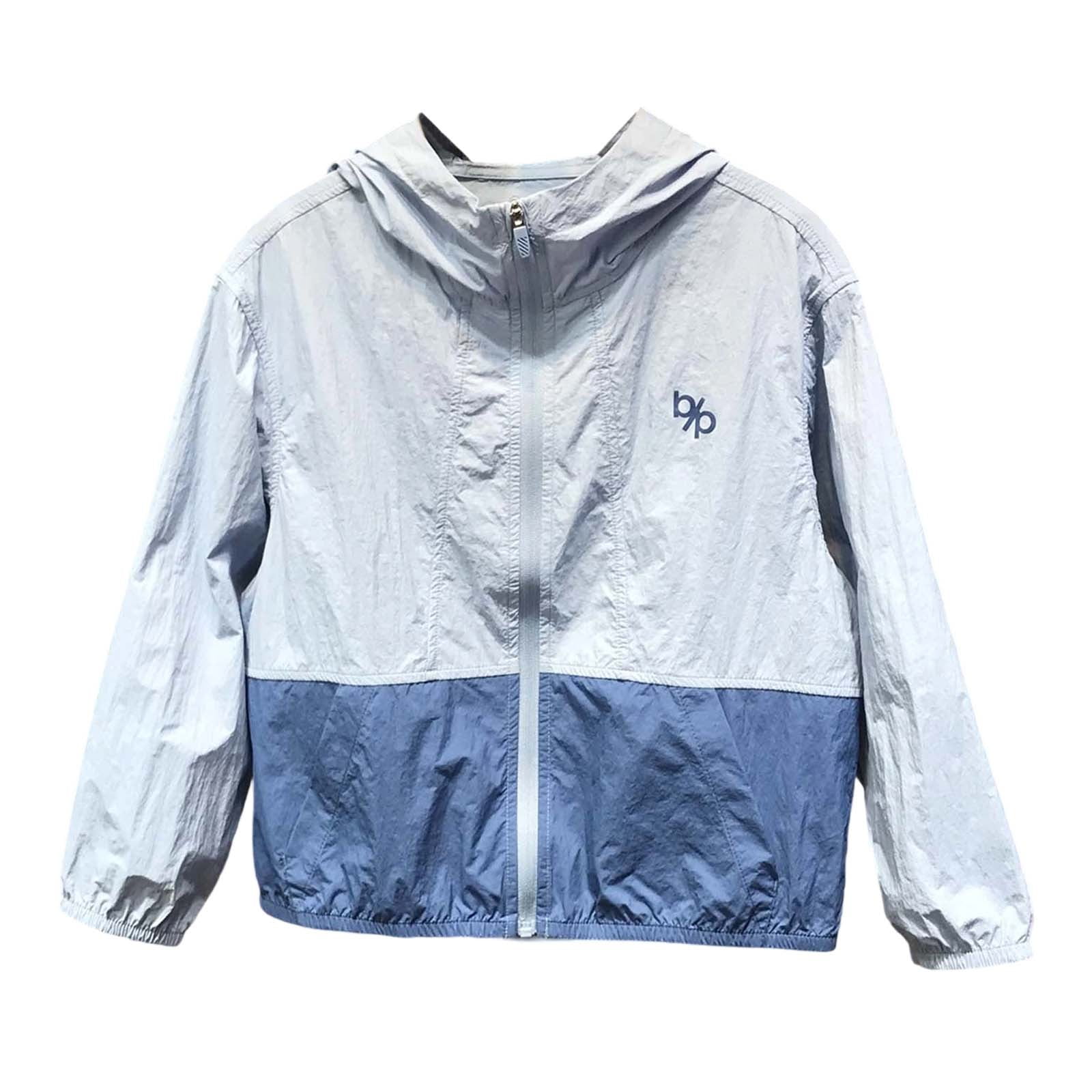 TEDOYE Toddler Child Gender Thin Zipper Hooded Coats For Outdoor Sports ...