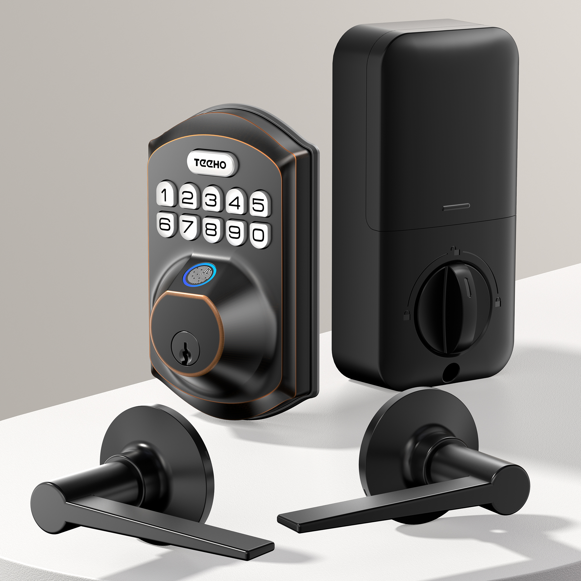 Constructor Chronos Entry Door Knob Handle Lock Set Oil Rubbed Bronze ...