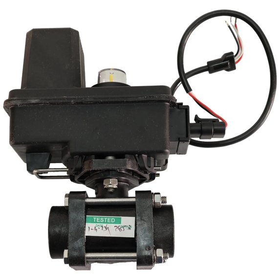 TEEJET 12V BALL VALVE - 2 WAY VALVE WITH 3/4" FEMALE NPT THREAD - HAS ...