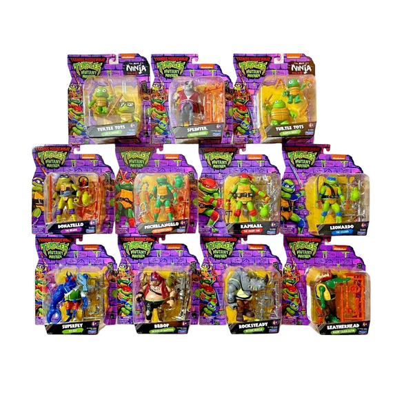 Teenage Mutant Ninja Turtles Mutant Mayhem Complete Set of 11 ...