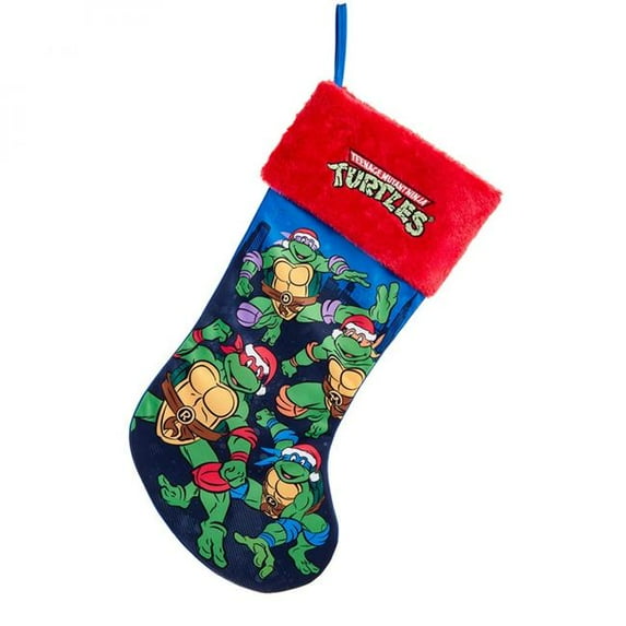 Teenage Mutant Ninja Turtles TMNT Christmas Stocking, Blue & Red ...
