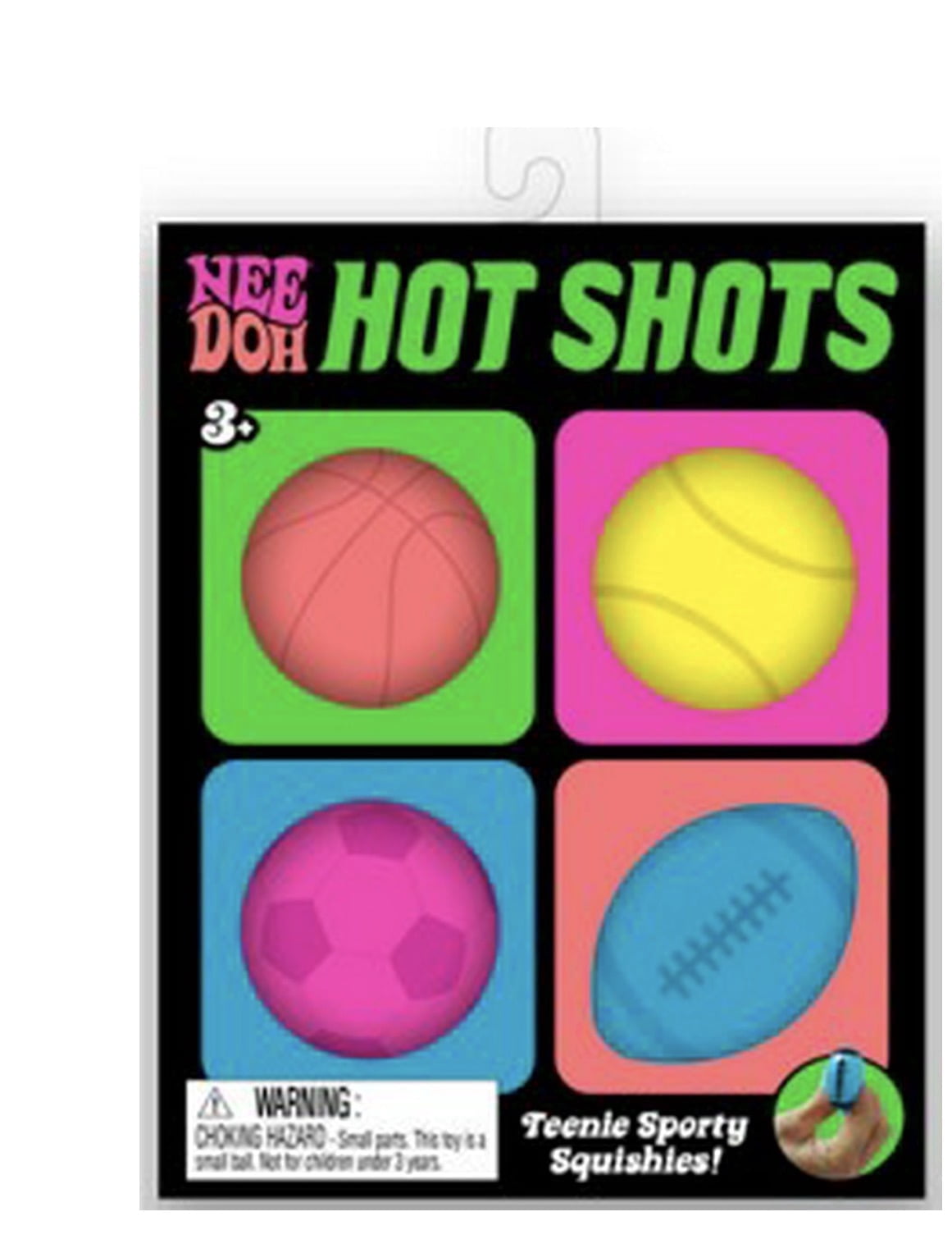 Teenie NeeDoh Hot Shots Sports Balls - Walmart.com