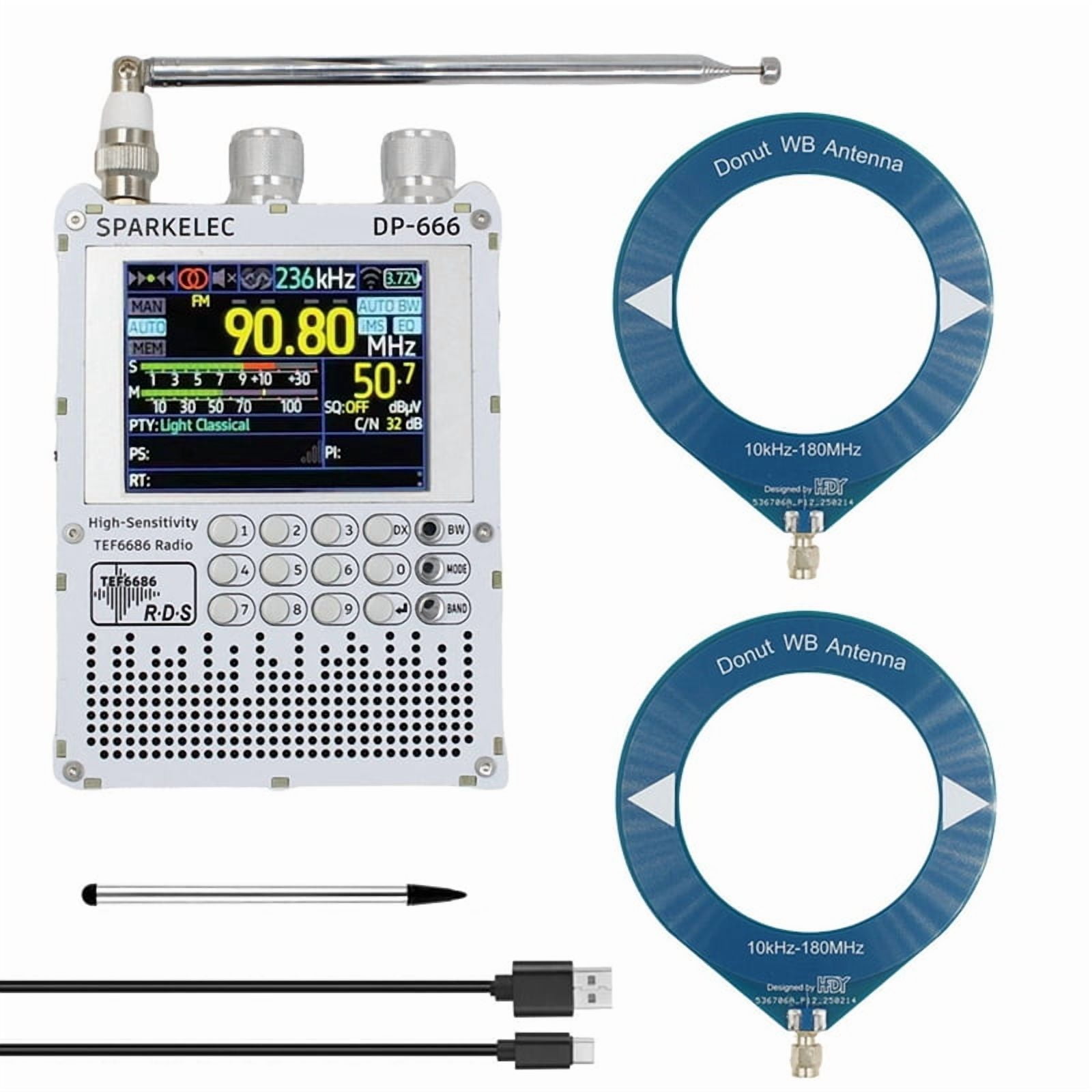 TEF6686 Radio DP-666 Full Band FM/LW/MW/SW Shortwave High Sensitivity ...