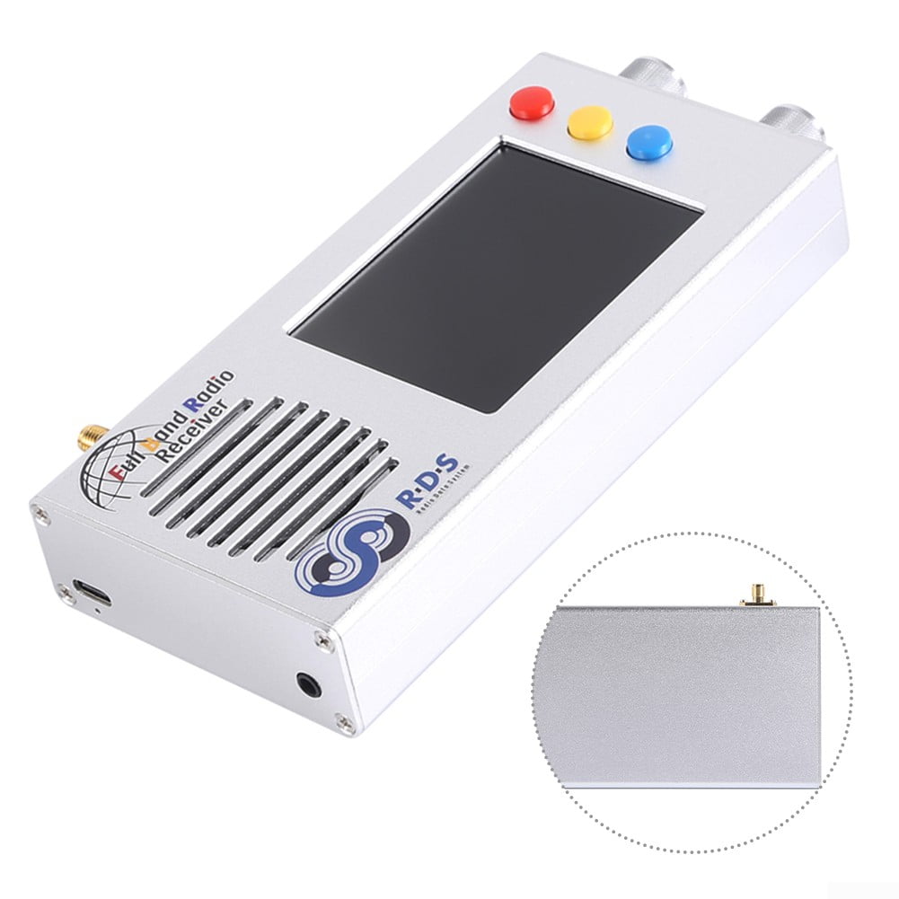 TEF6686 full-band radio receiver 3.2-inch LCD screen with antenna FM ...