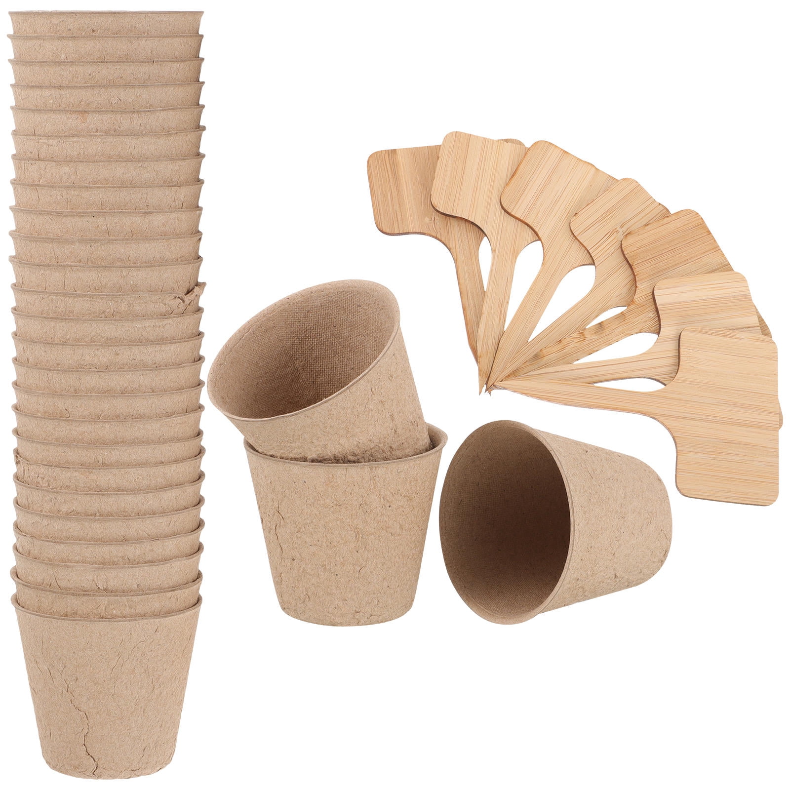 TEHAUX 1 Set 6X6Cm Khaki Round Air Permeability Water Absorption Paper ...