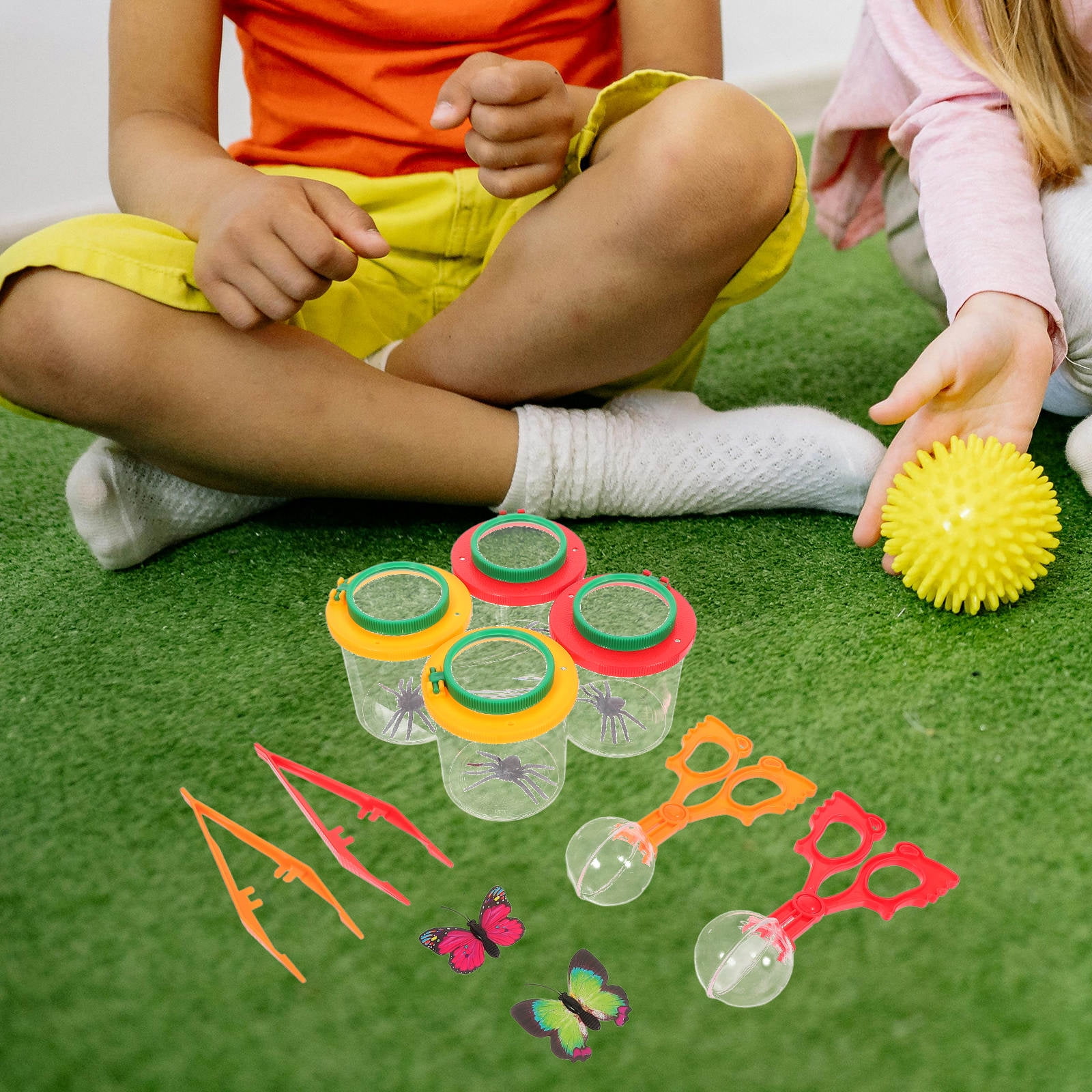 TEHAUX 1 Set Butterfly Catching Kit Insect Keeper Assorted Color for ...