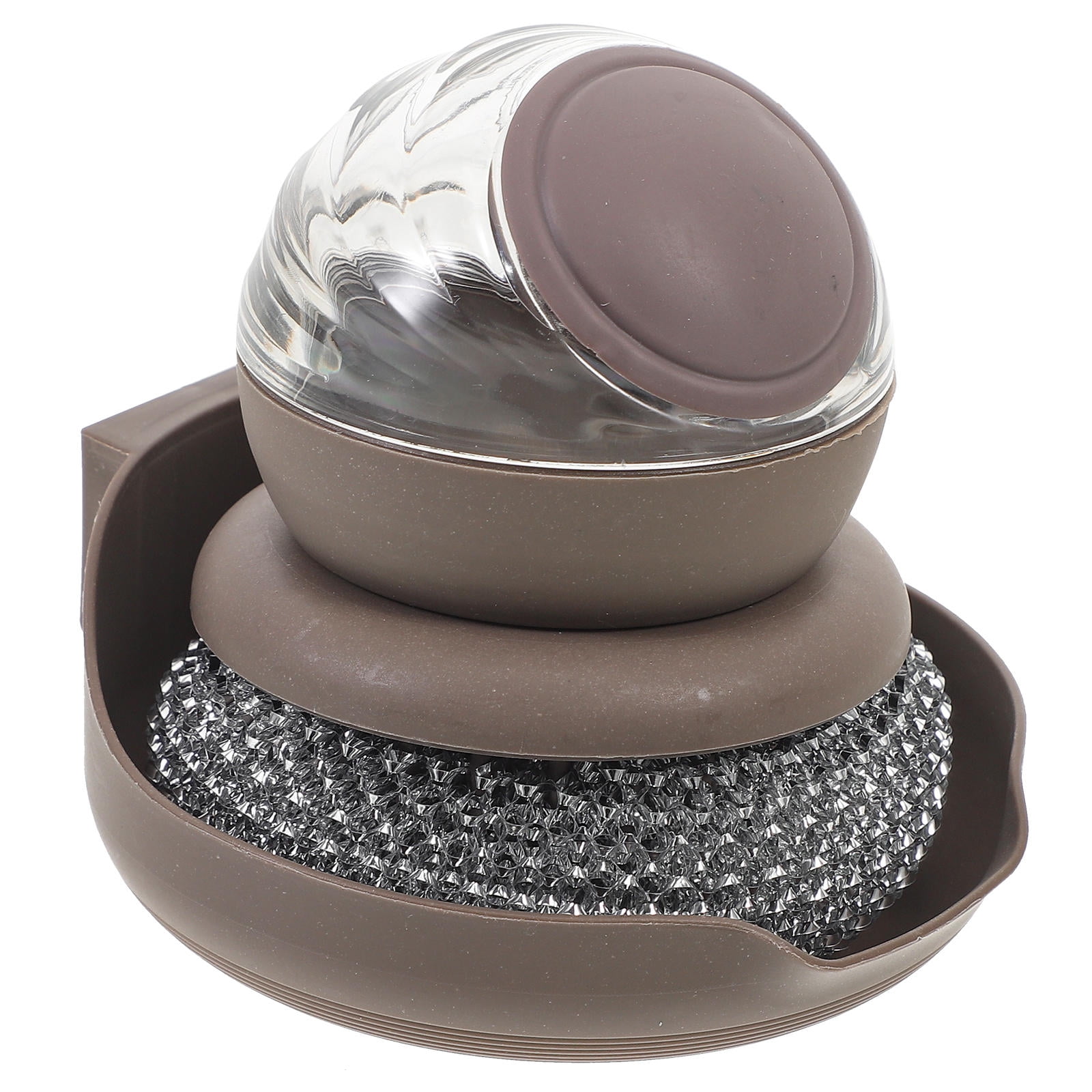 TEHAUX 1 Set Dish Scrubber Kitchen Steel Pot Pan Scrubbing Brush with ...