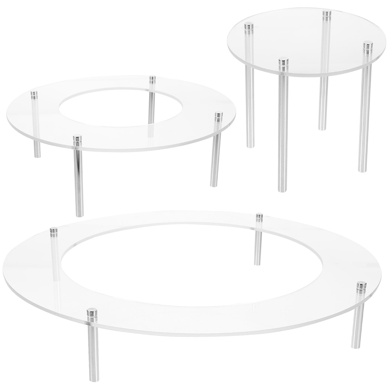 TEHAUX 1 Set Metal Dessert Riser Stand for Elegant Wedding and Banquet ...