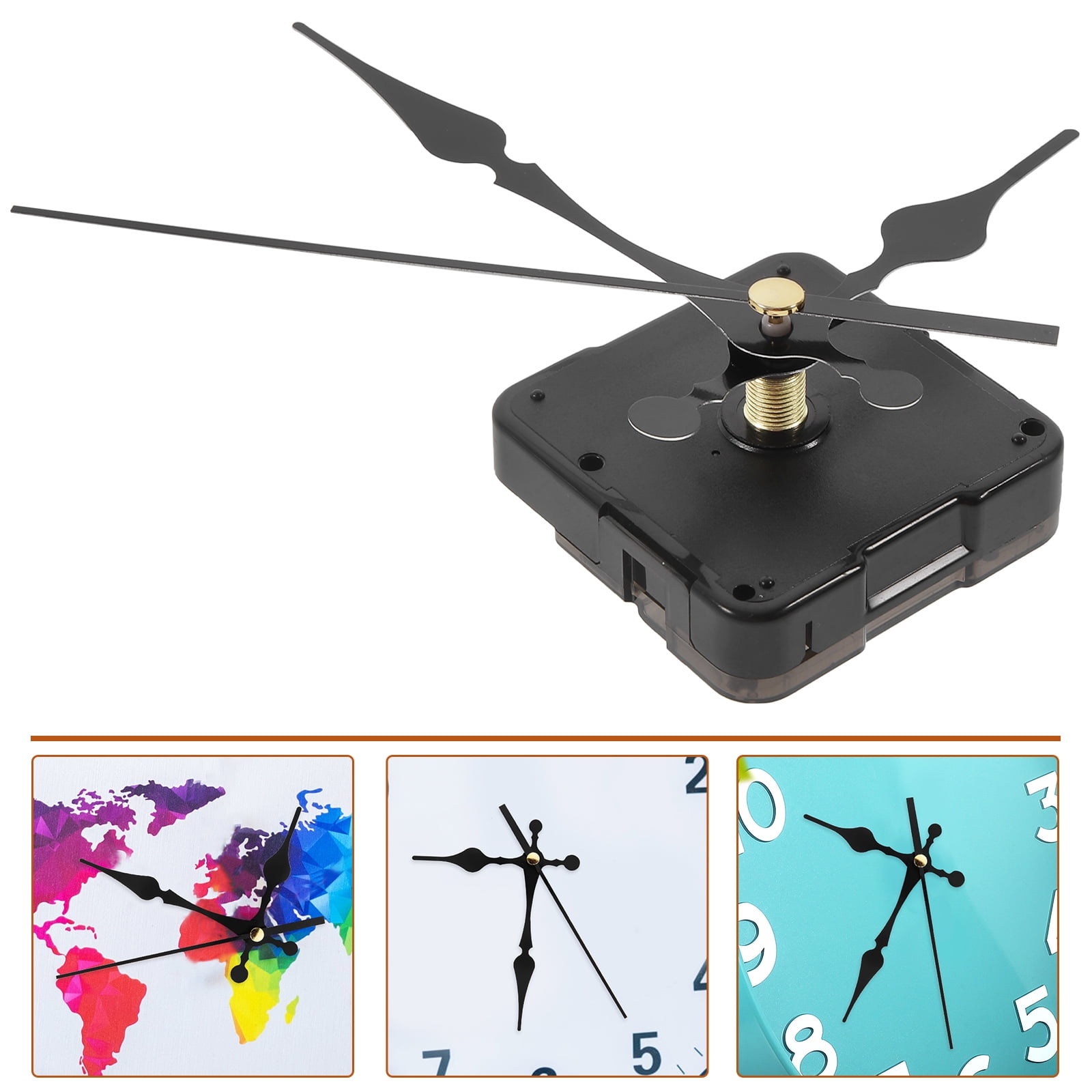TEHAUX 1 Set Quartz Clock Motors Clock Replacement Mechanism for Home ...