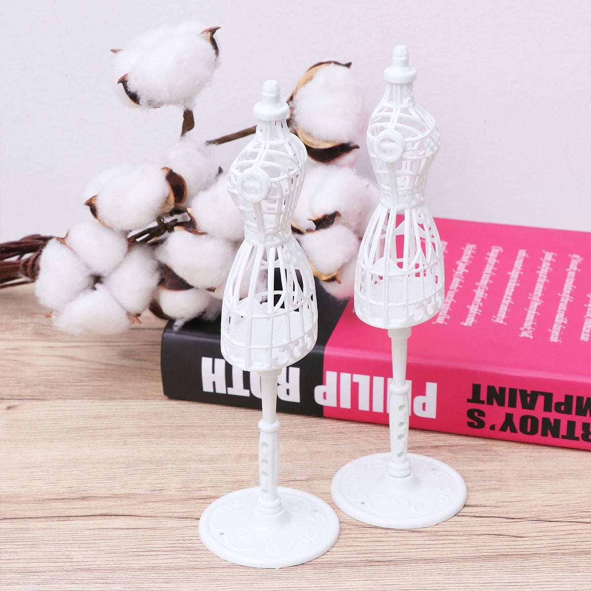 TEHAUX 10 Pcs Mini Mannequin Doll for Clothes Hollow Art Model Rack ...