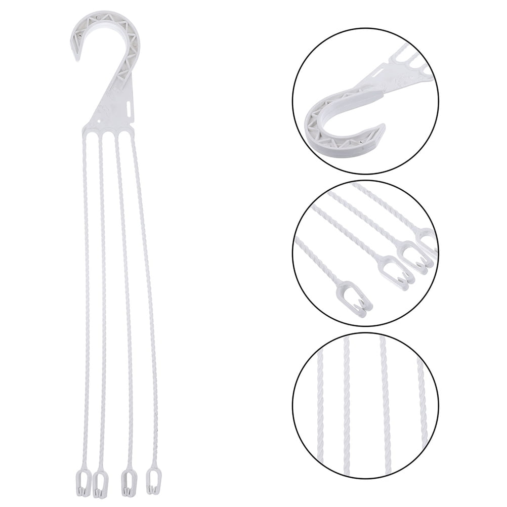 TEHAUX 10 Pcs Small Garden Plant Hanger Hanging Basket Flower Pot Hook ...