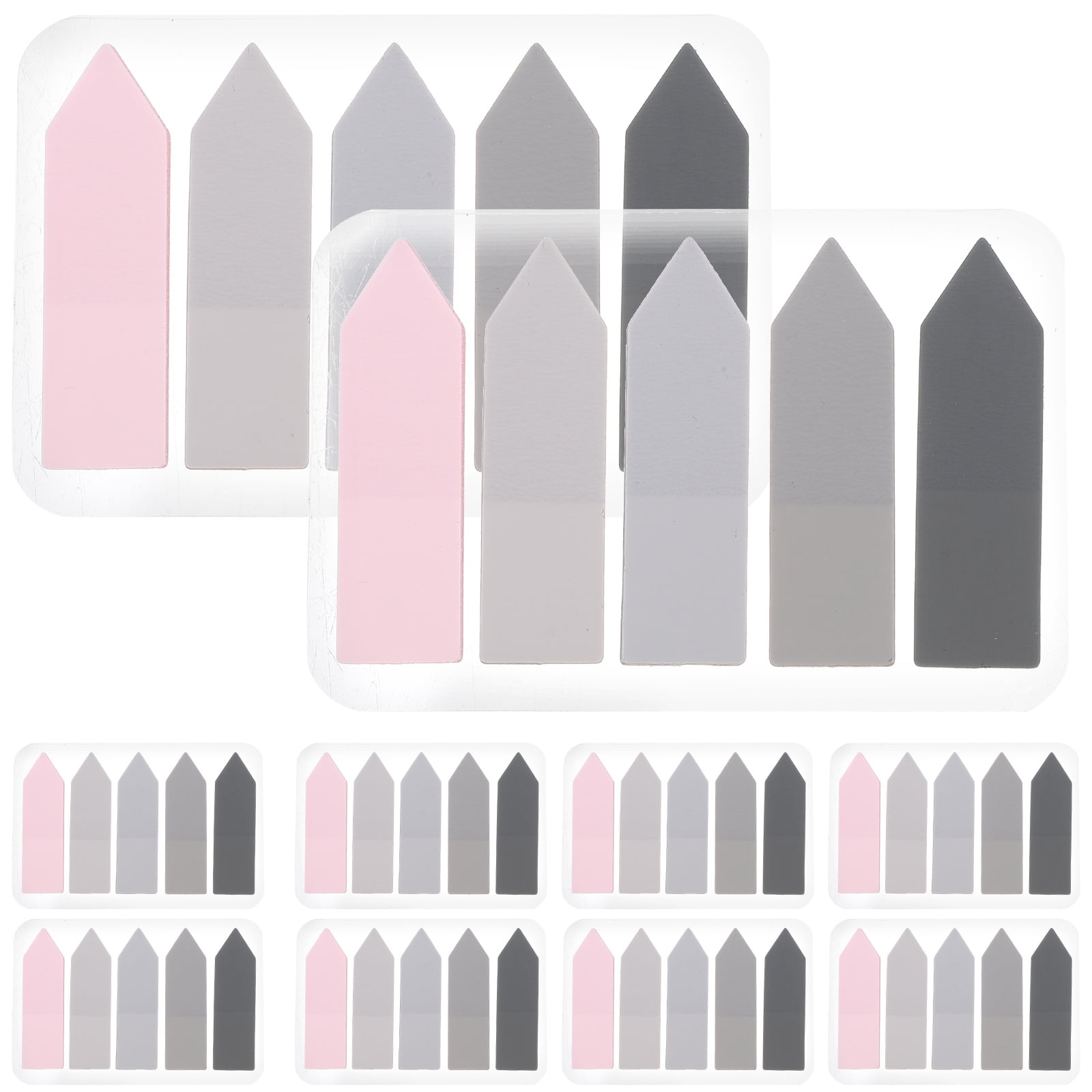 TEHAUX 10 Sets of Sticky Index Tabs Sticky Page Markers Sticky Page ...