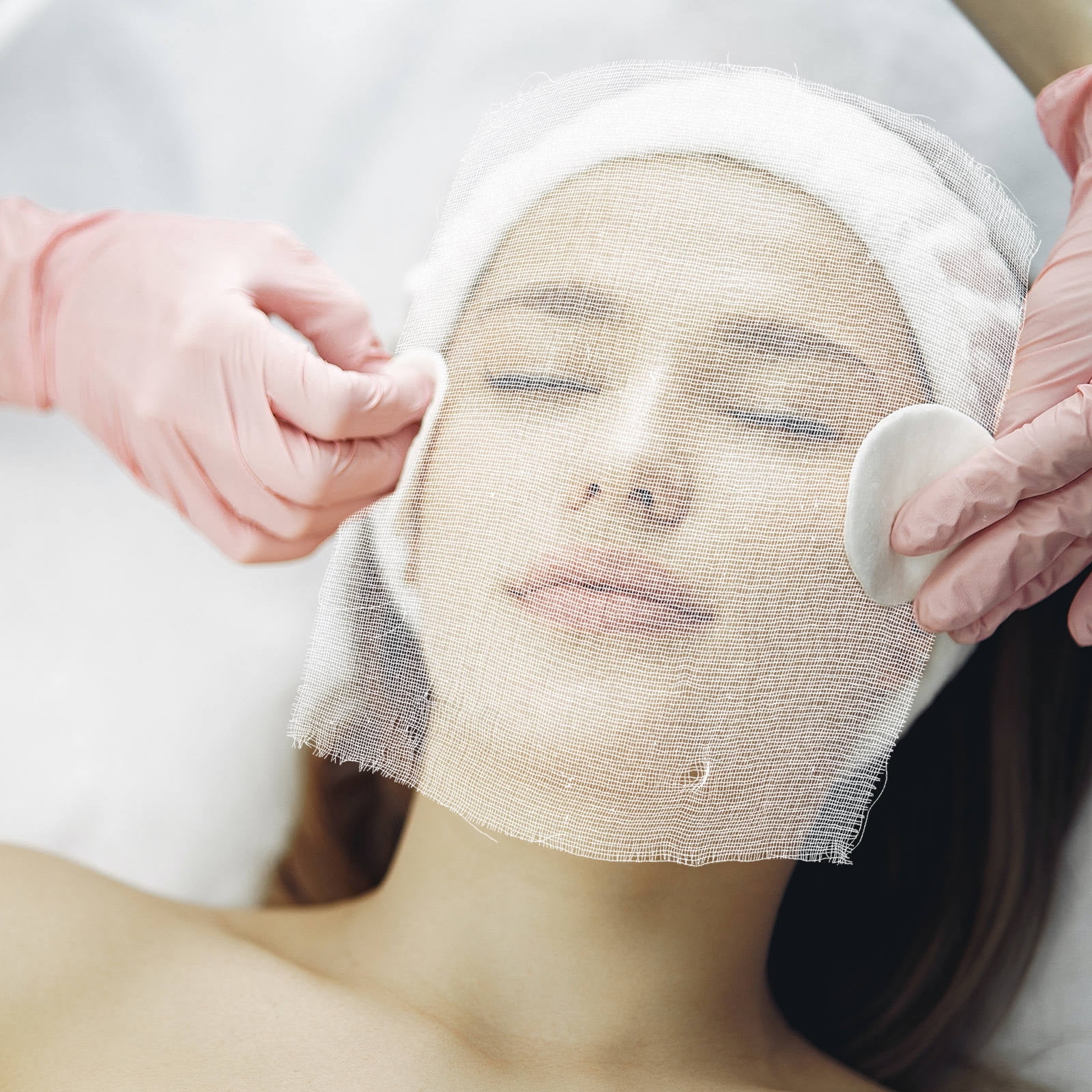 TEHAUX 100Pcs Gauze for Beauty Permeable Lightweight Disposable Gauze ...