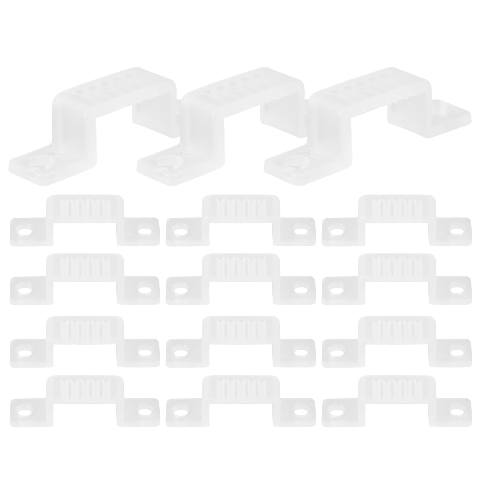 TEHAUX 100Pcs LED Strip Light Mounting Clips LED Holder Strip Light ...