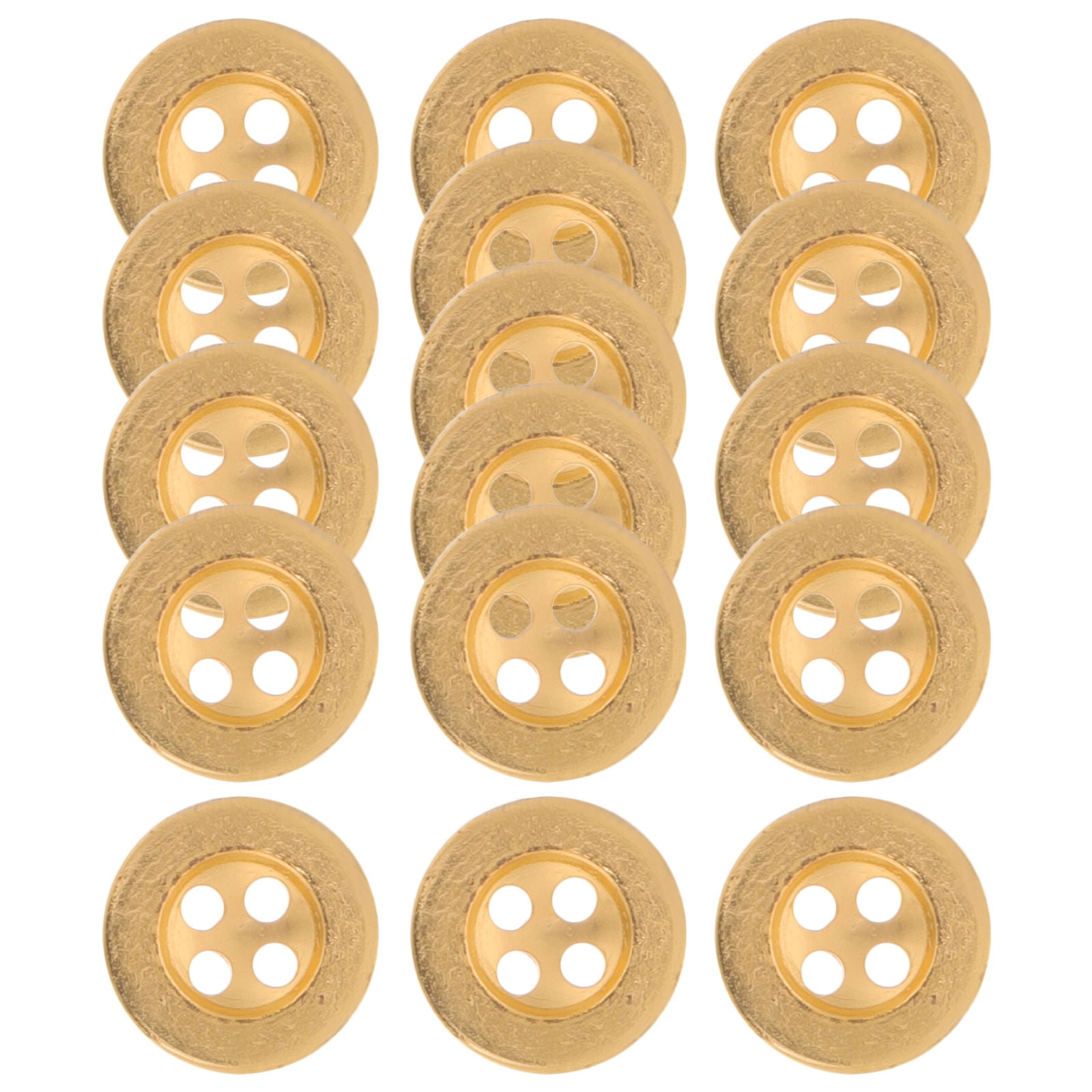 TEHAUX 100Pcs Round Plastic Buttons for Sewing Clothes and Crafting ...