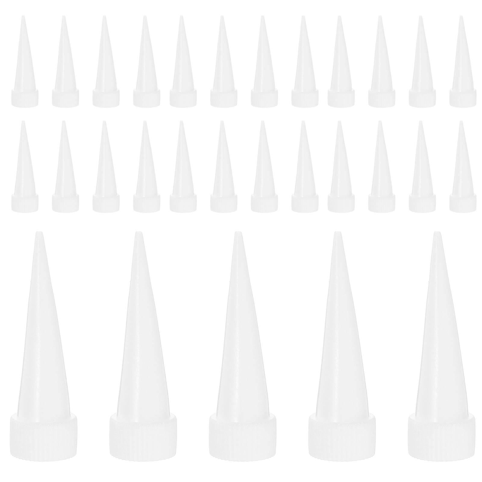 TEHAUX 100pcs Caulking Nozzles Caulk Nozzle Replacement Caulking ...