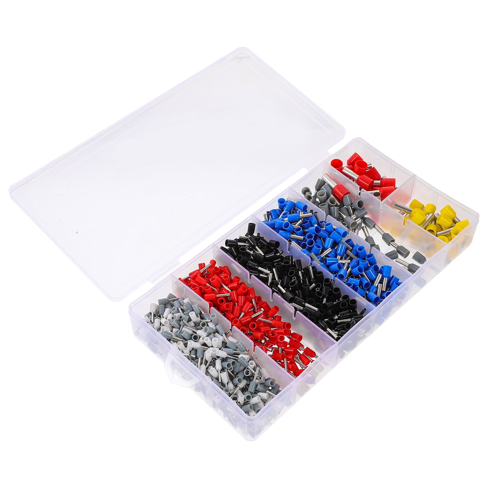 TEHAUX 1200 Pcs Electrical Crimp Connectors Insulated Terminal Wire ...