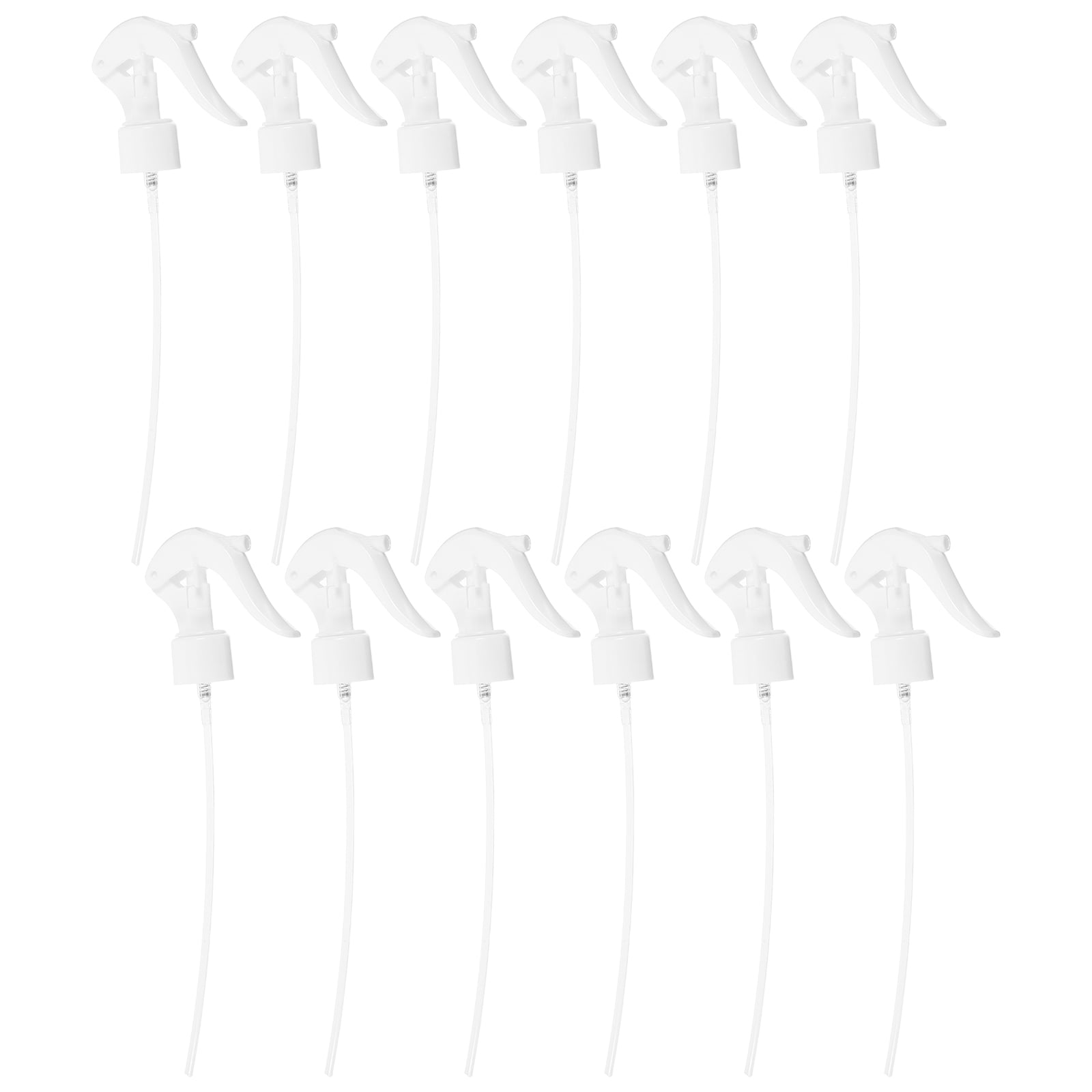 TEHAUX 12Pcs White Plastic Spray Nozzles for Bottles Household Cleaning ...
