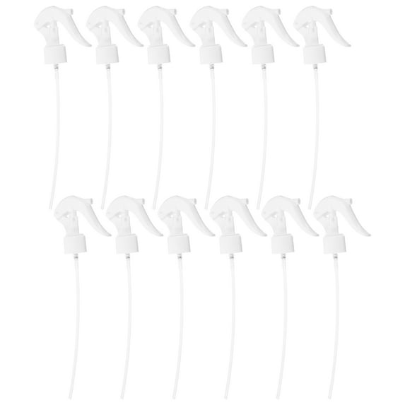TEHAUX 12Pcs White Plastic Spray Nozzles for Bottles Household Cleaning ...