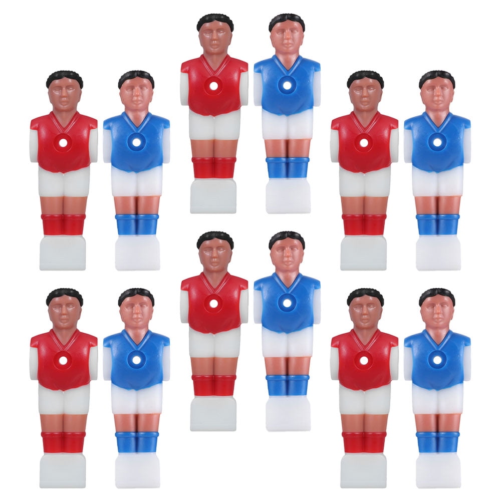 TEHAUX 12Pcs Plastic Foosball Man Table Player Set Easy Install ...