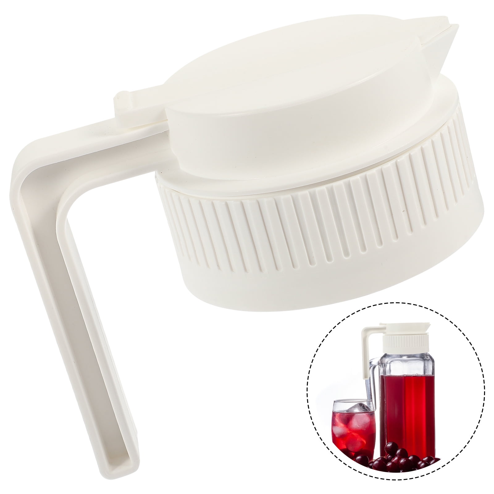 TEHAUX Mason Jar Lid For Coffee Beans 1Pcs 5.50x3.54x4.32in - Walmart.com