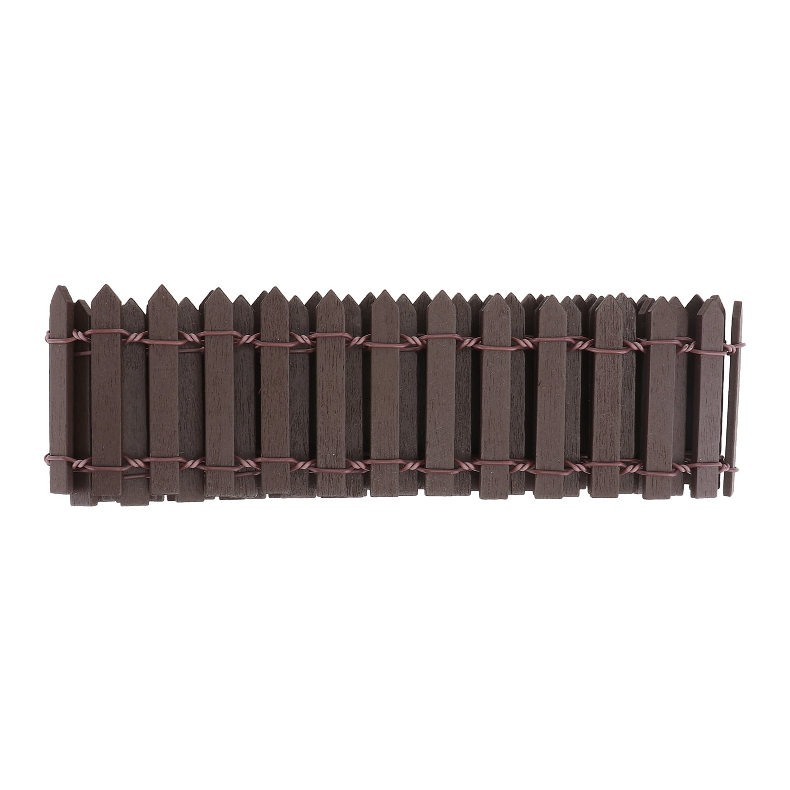 TEHAUX 1Pack Mini Fence Small Fence Simple and Elegant Style Wood ...