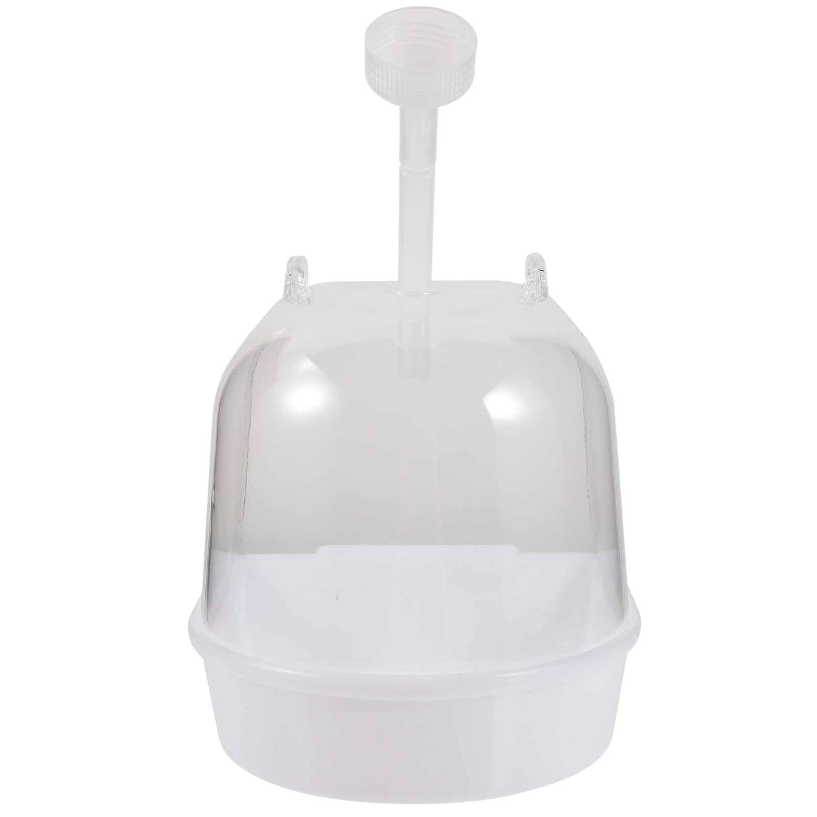TEHAUX 1Pack Parrot Bath Box Cage Bathtub for Parakeets White Plastic ...