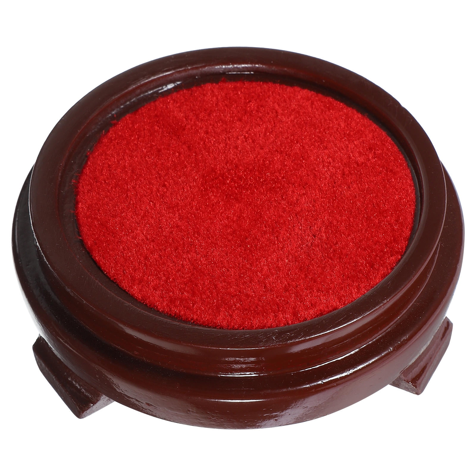 TEHAUX 1Pack Wood Display Stand For Crystal Ball Holder Brown Round Shape - Walmart.com