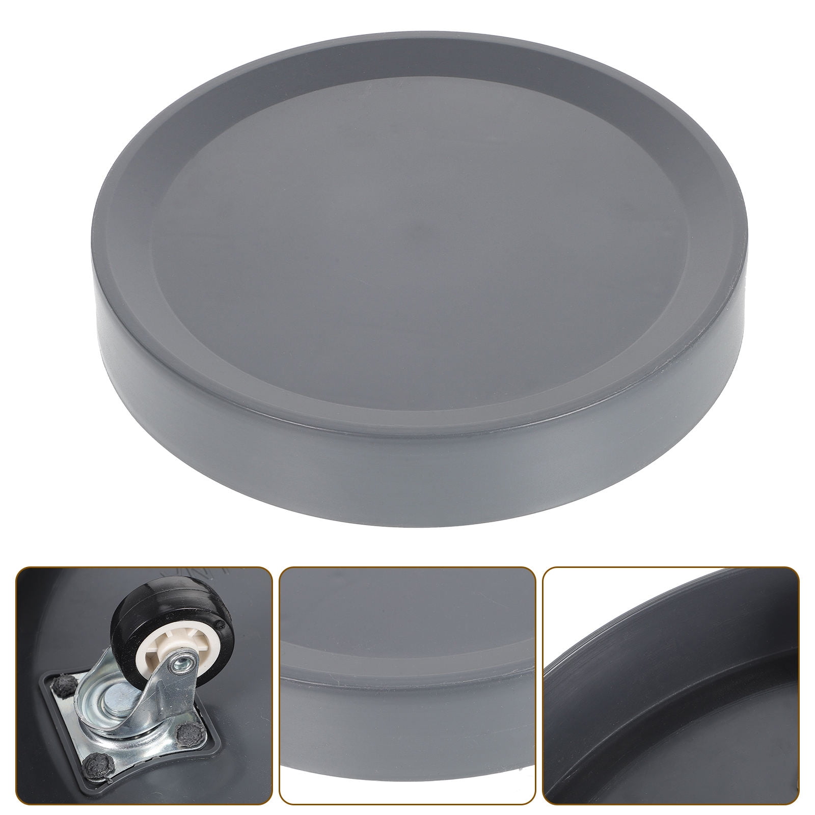 TEHAUX 1Pcs Square Plastic Rolling Plant Stand for Moving Planter and ...