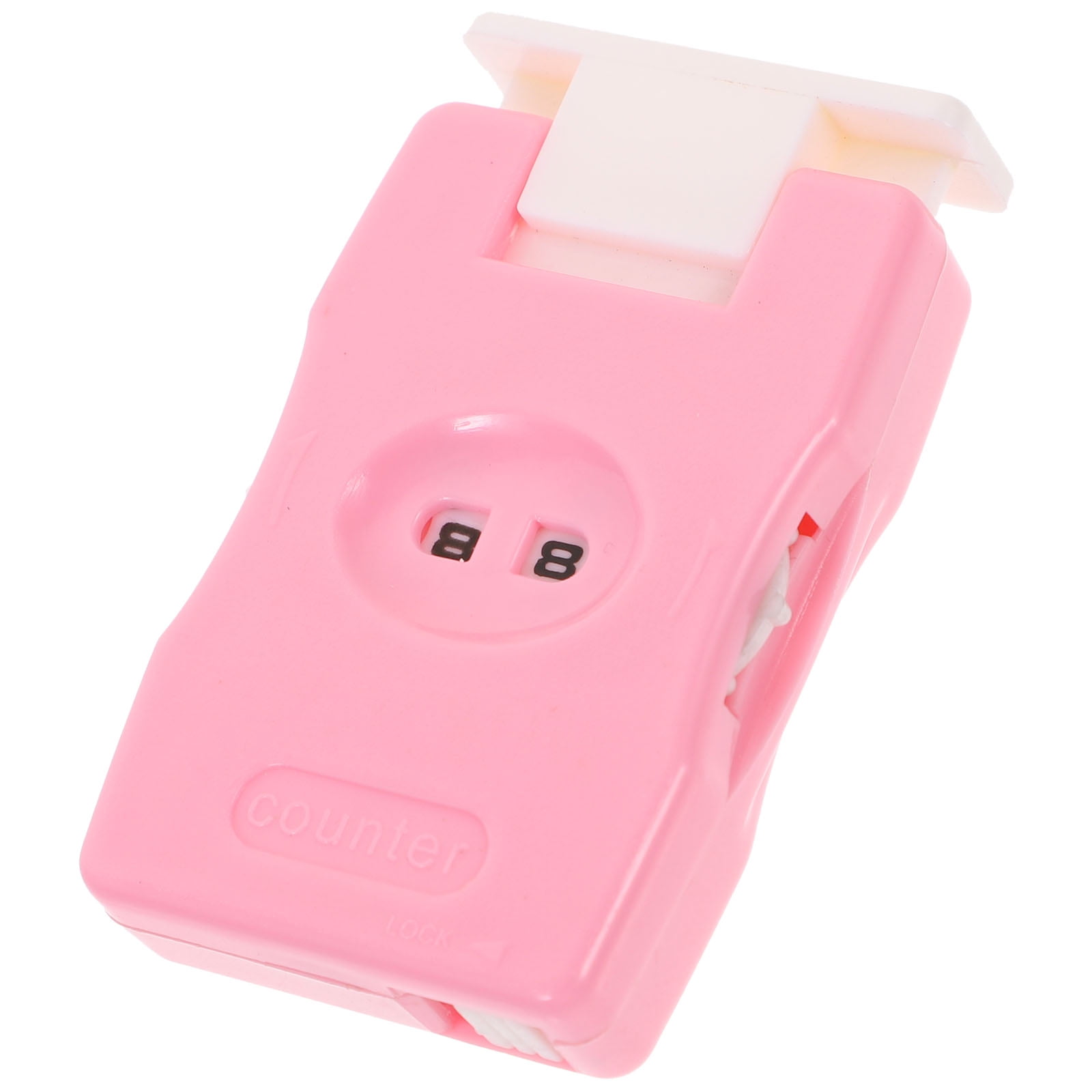 TEHAUX 1Set Click Row Counter for Knitting Plastic Material Pink and ...