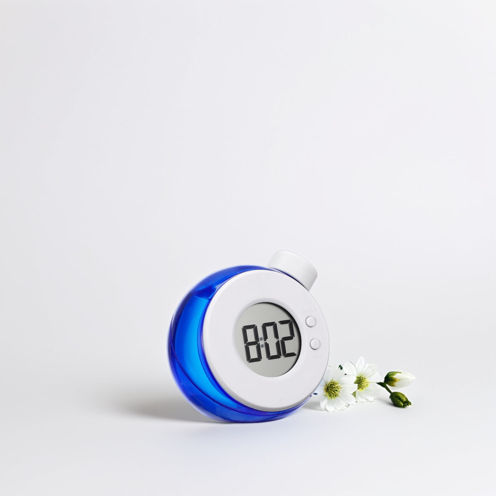 TEHAUX 1Set Garden Water Clock Blue With Water Powered Mechanism For ...