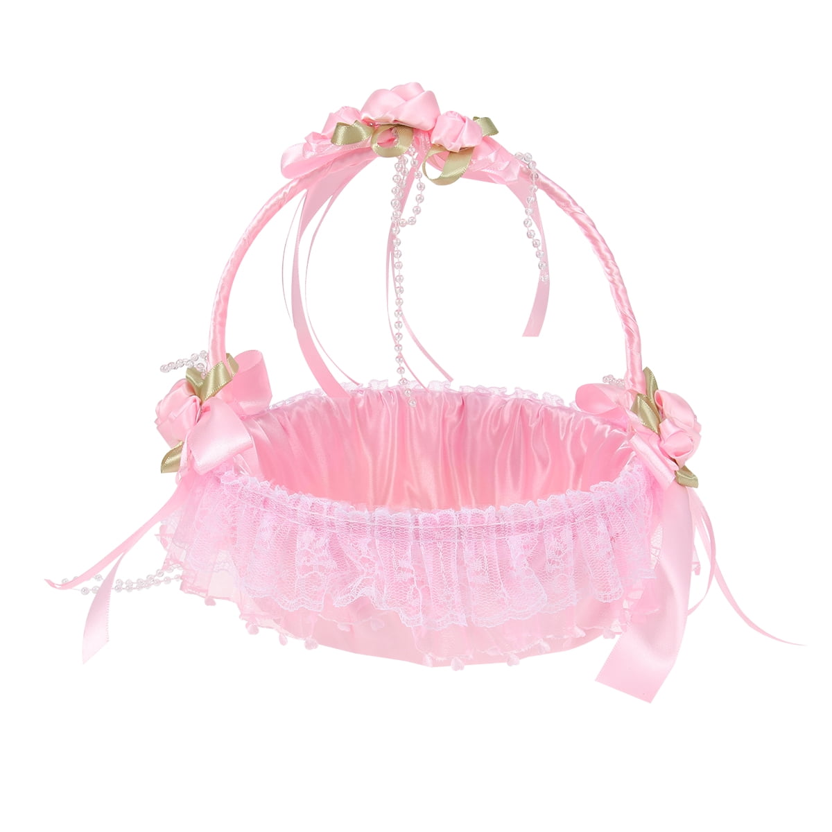 TEHAUX Wedding Flower Basket with Storage Cloth for Special Events, and ...