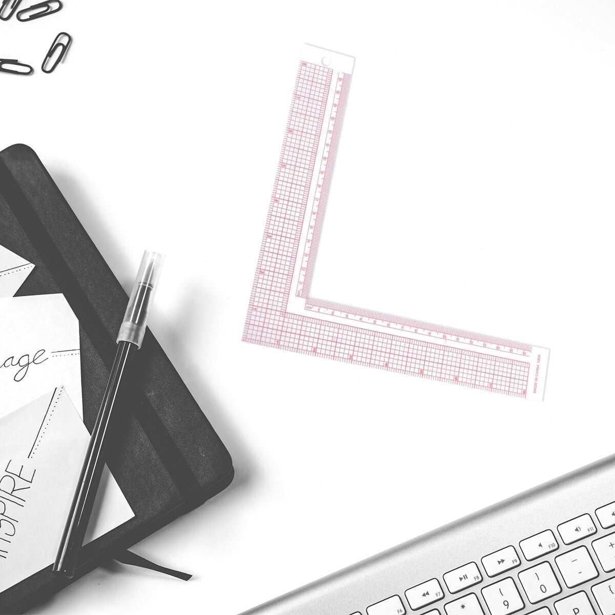 TEHAUX Pattern Grading Ruler Red Plastic 1Pcs - Walmart.com