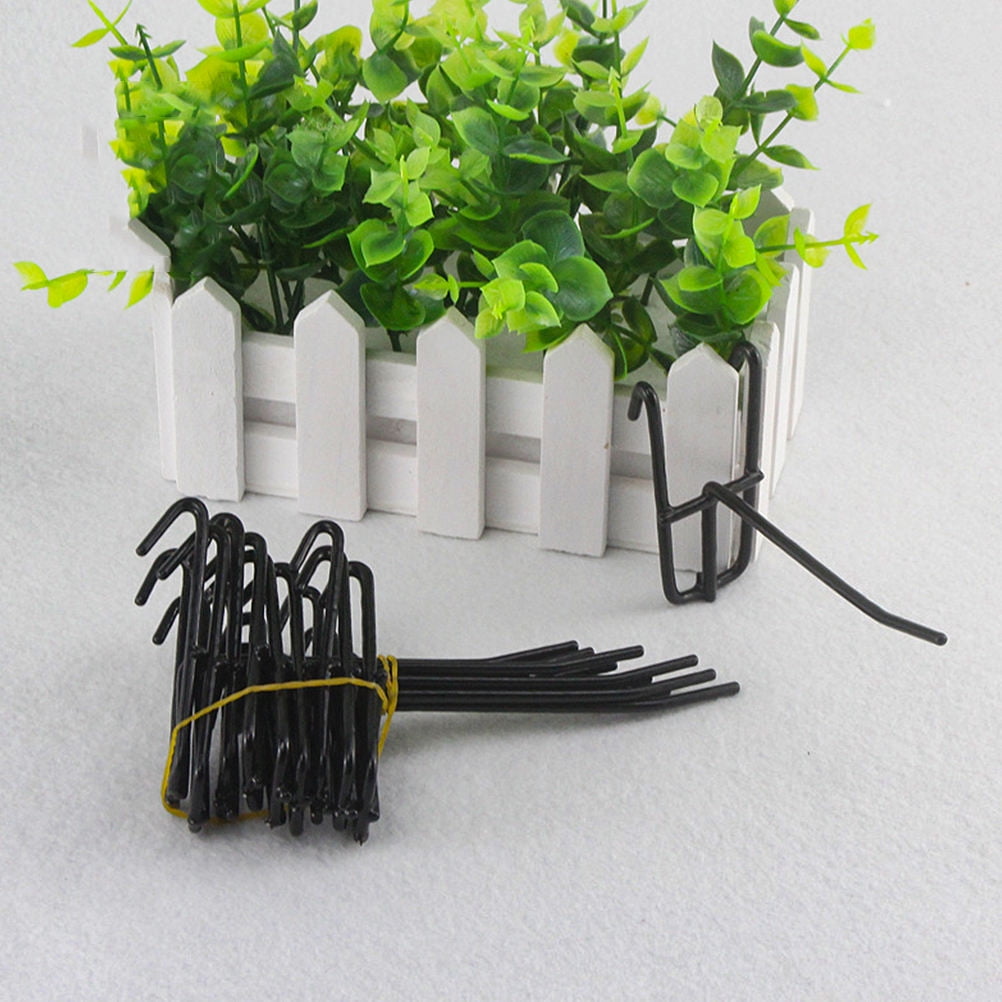 TEHAUX 20 Pack HeavyDuty Black Metal Hooks for Hanging Clothes and ...