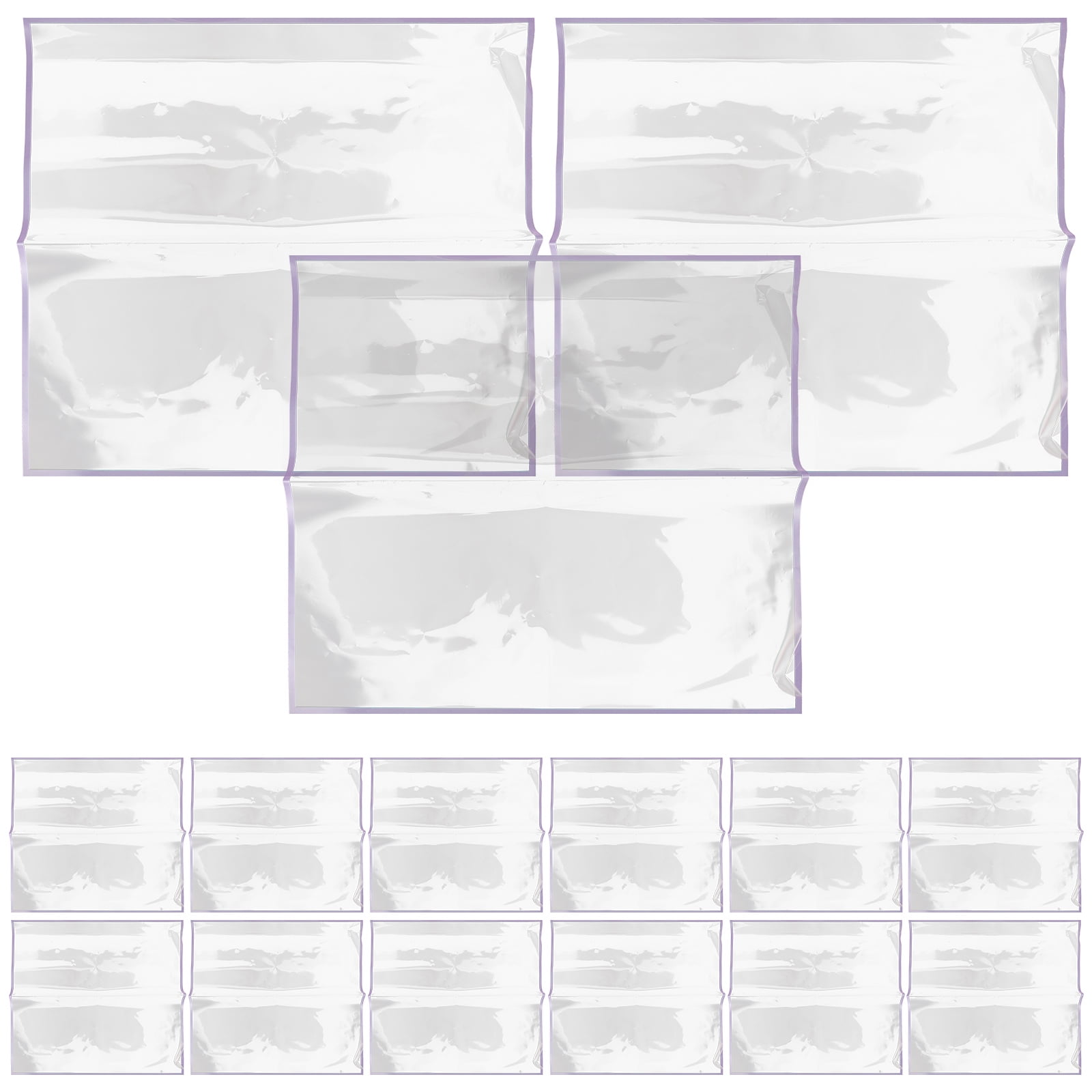 TEHAUX Clear Plastic Wrapping Paper in Assorted Colors for Wrapping ...
