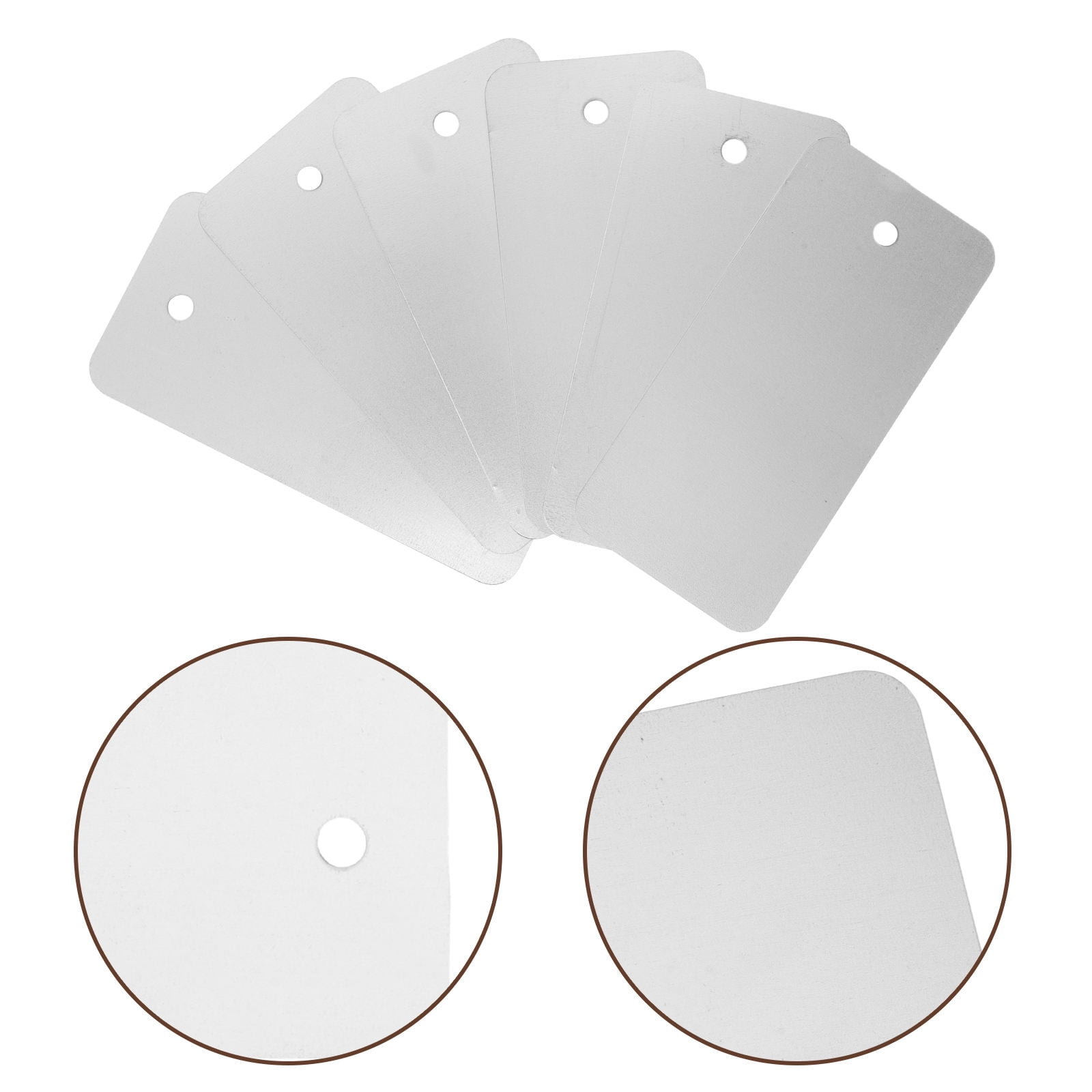 TEHAUX 20Pcs Automotive Paint Sample Boards Grey Iron for Car Spray ...