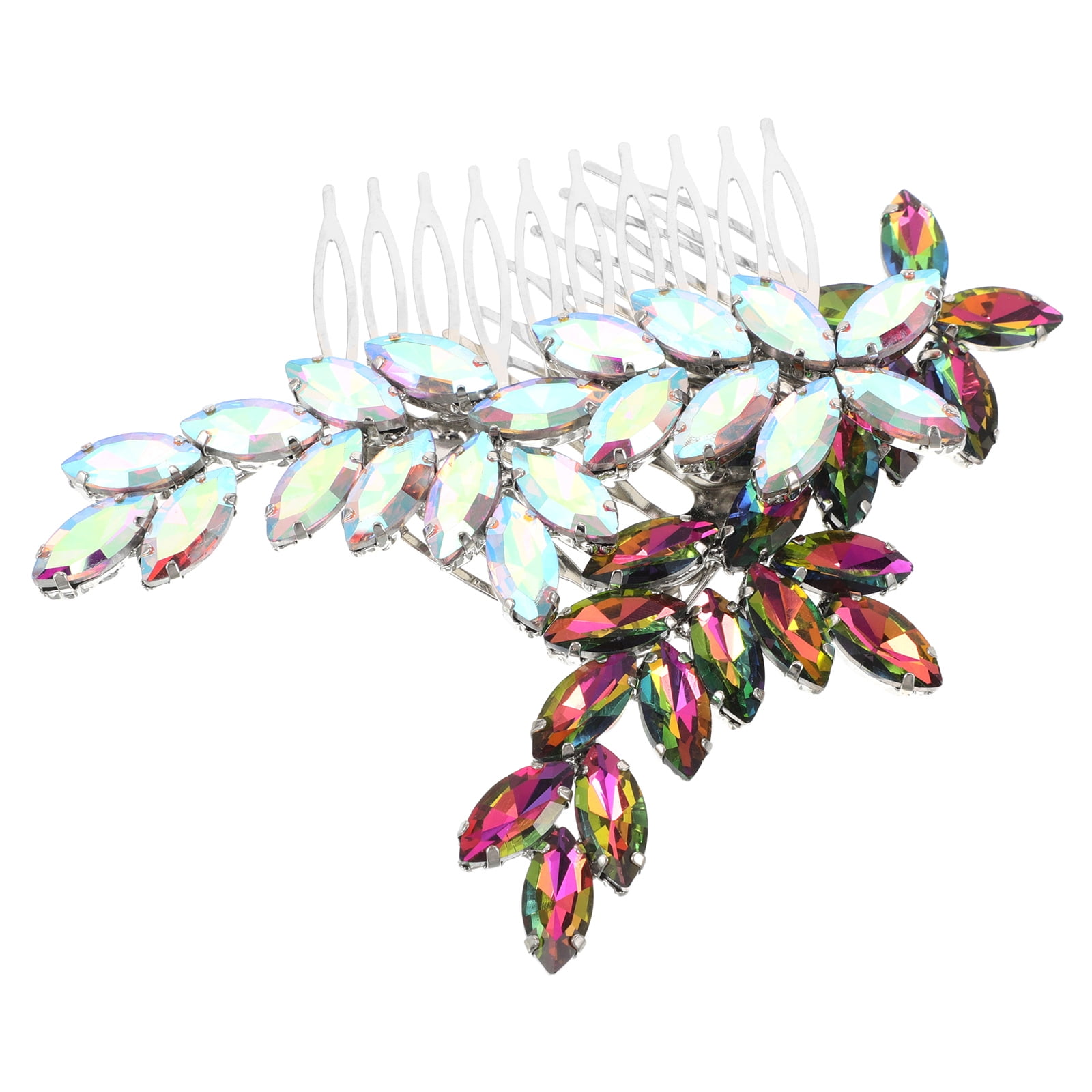 TEHAUX 2Pcs Bridal Hair Side Combs with Rhinestone Detailing for ...