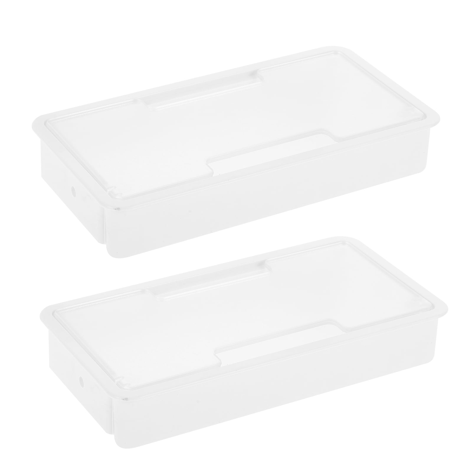 TEHAUX 2Pcs Desk Wire Grommets Computer Table Cable Hole Cover Wire ...